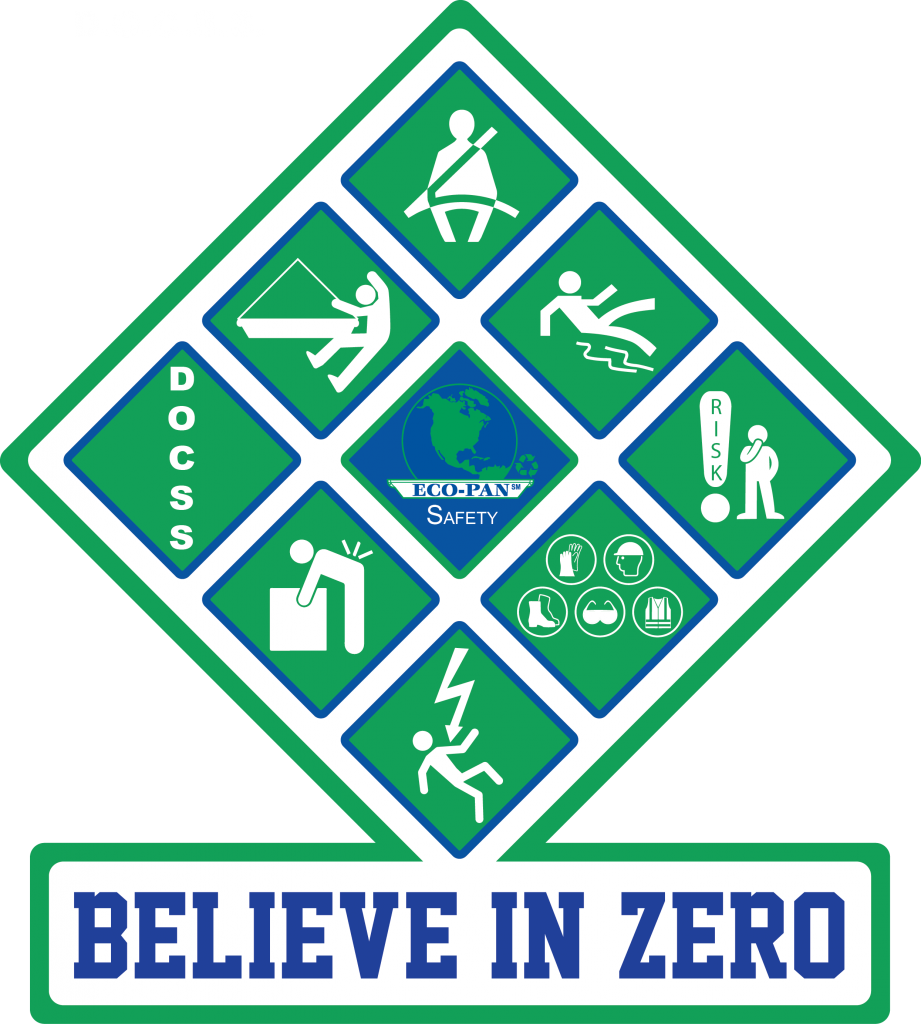 Safety Commitment - Eco-Pan Believe in Zero is our Safety Commitment